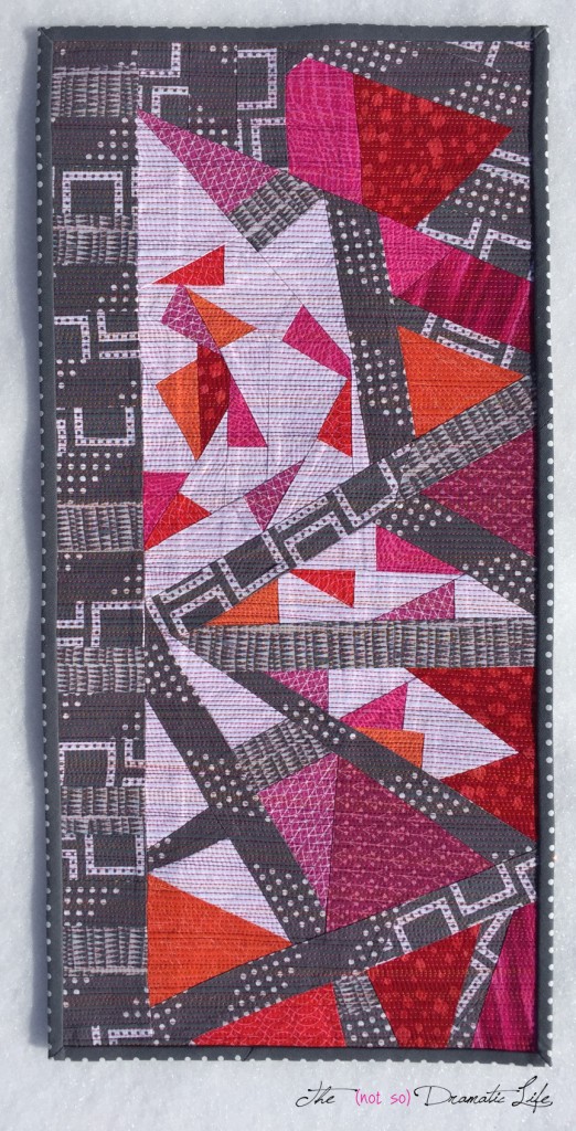 Catch a Falling Star: Mini Quilt #9 – The (not so) Dramatic Life