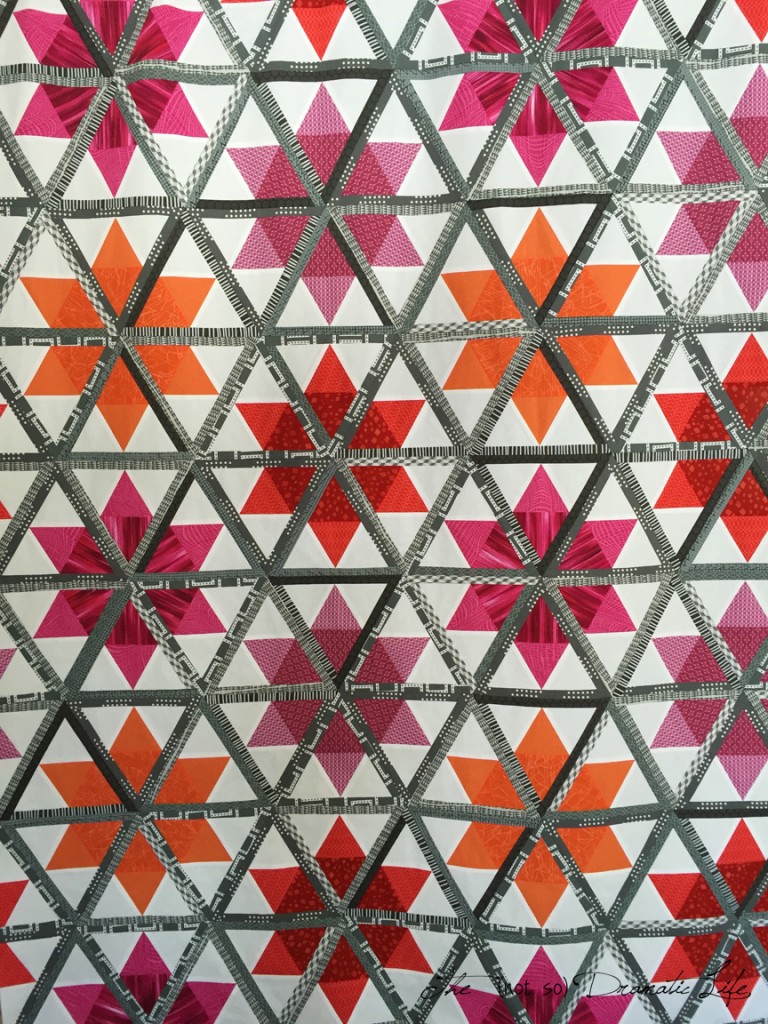 Rainbow Roundabout: Mini Quilt #15 – The (not so) Dramatic Life