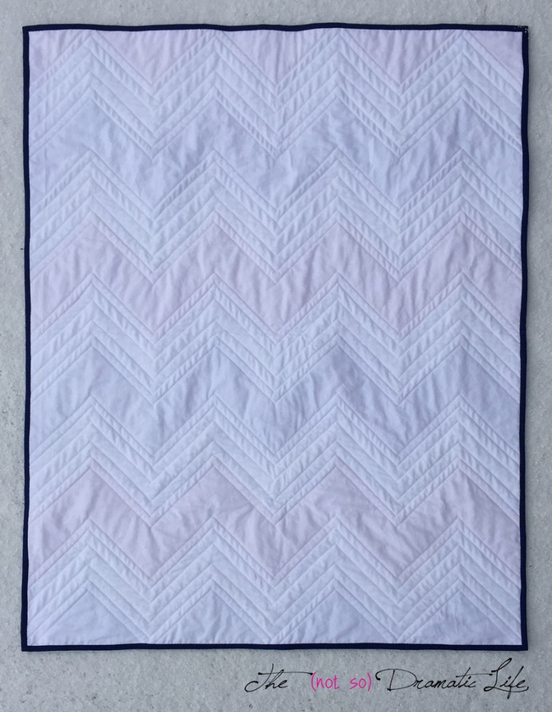 Sweet and Simple Chevron Quilt – The (not so) Dramatic Life
