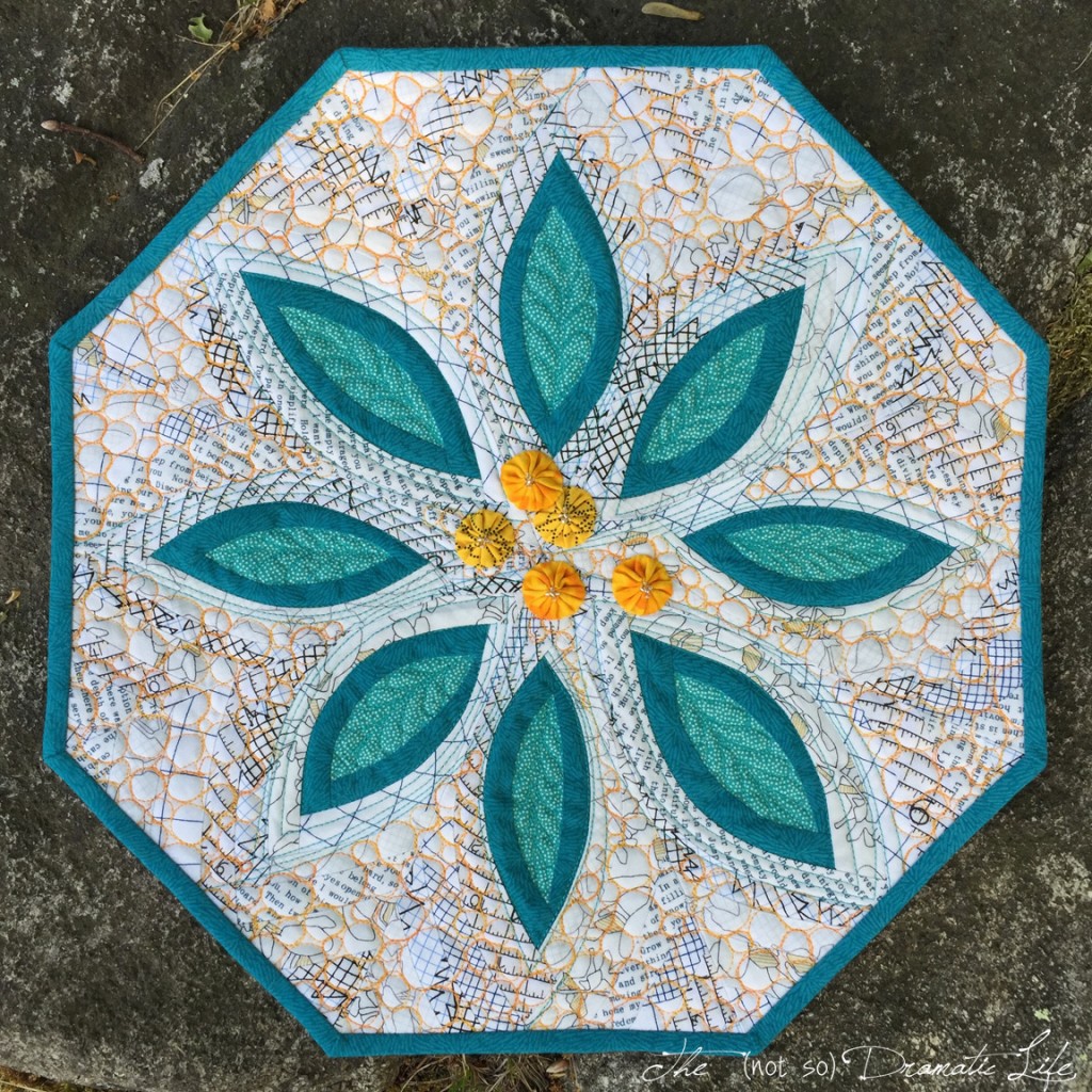 May Flower: Mini Quilt #21 – The (not so) Dramatic Life