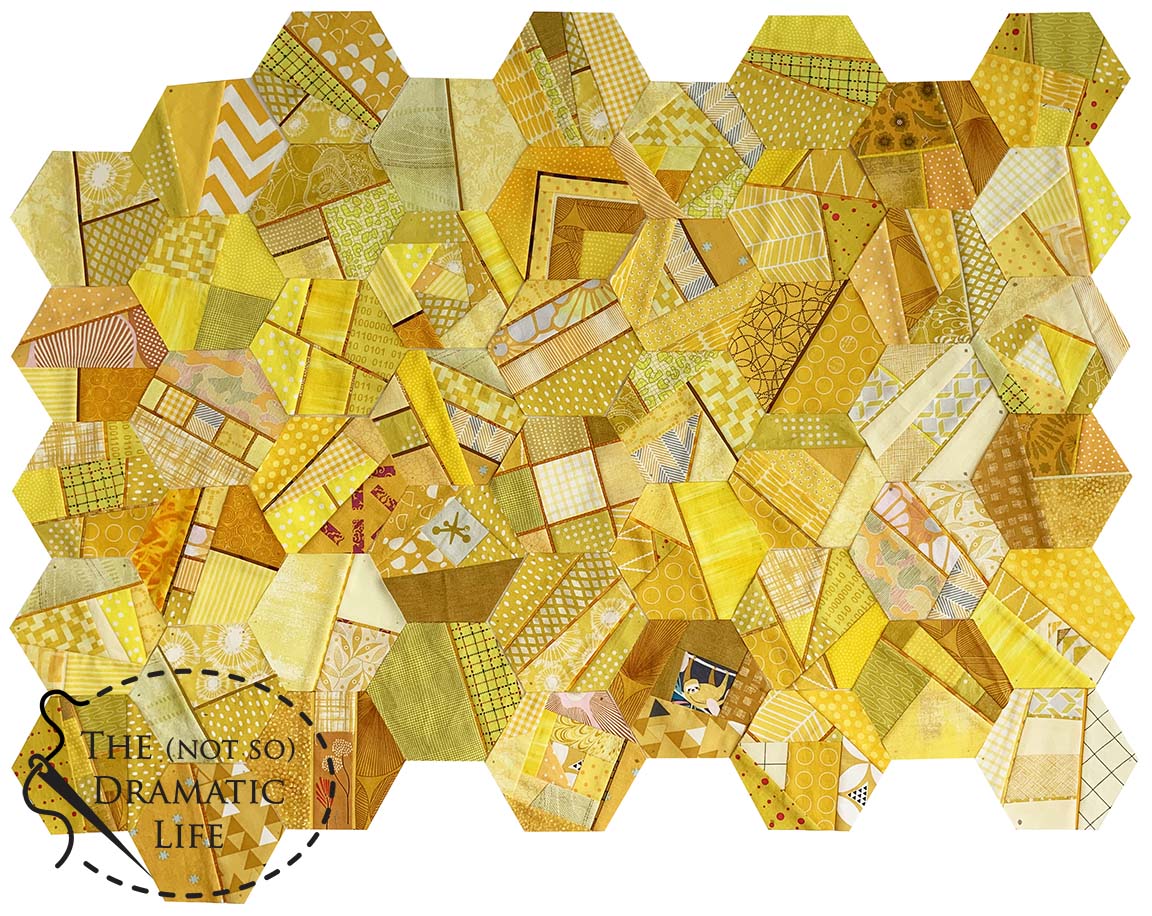 100 Days of Hexagons: Blocks 41-50 and Fussy Cutting – The (not so ...