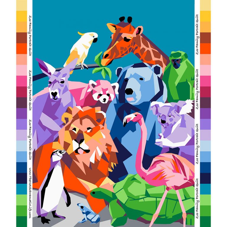 Zoo Family Portrait Panel is now Available! – The (not so) Dramatic Life